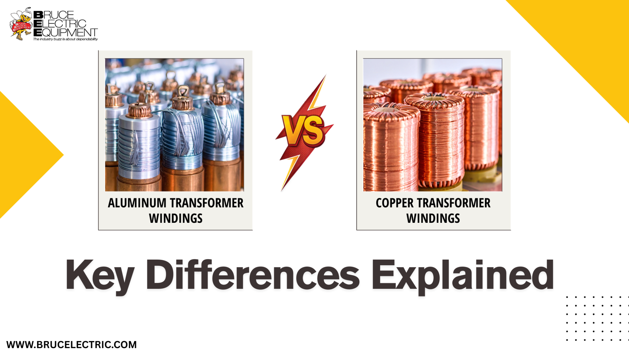 Aluminum Vs. Copper Transformer Windings: Expert Guide By Bruce Electric